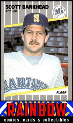 1989 Fleer #539 Scott Bankhead Seattle Mariners | eBay
