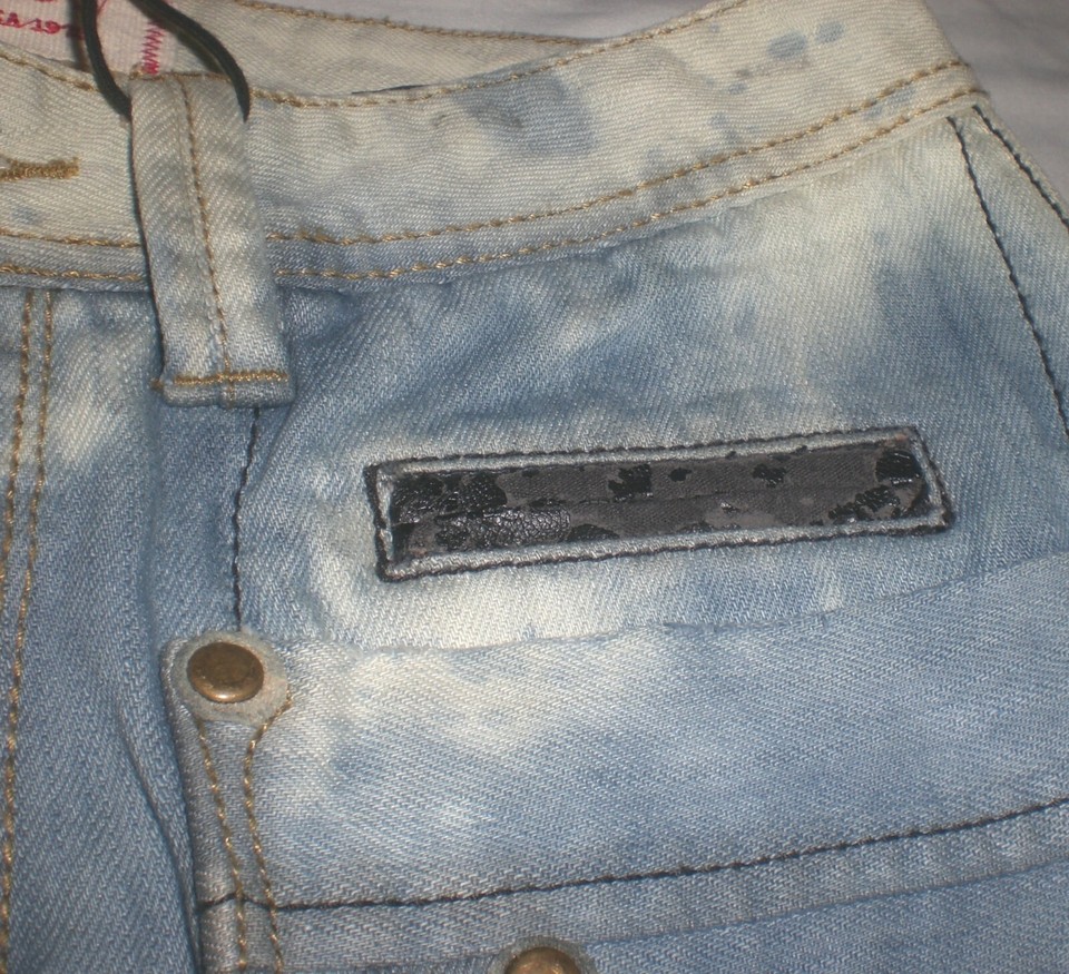 The Lab of Denim Jeans SAMPLE Mens 32W x 33L Acid Wash West Coast Many ...