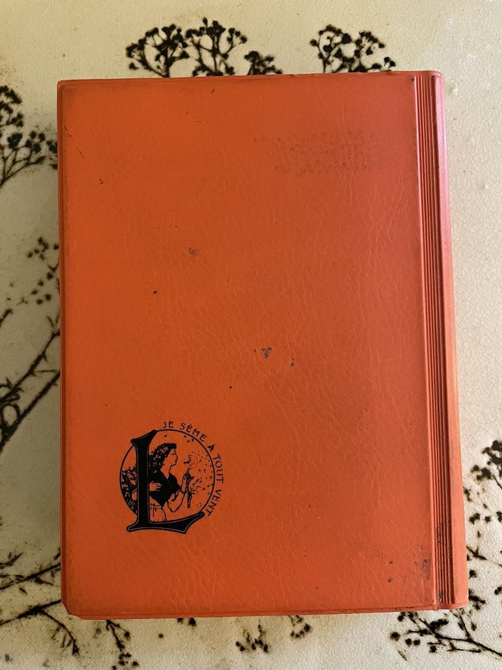 Fraçais Russe Dictionary 1972 Lovely Small Orange French to Russian ...