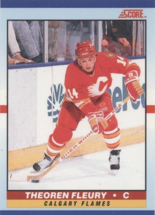 1990-91 Score Young Superstars - Theoren Fleury #6 for sale online | eBay