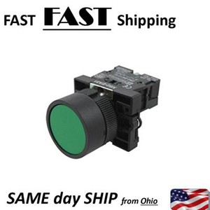 Green Momentary Push Button Switch 600V 10A - NO N.O. ( normally open ...