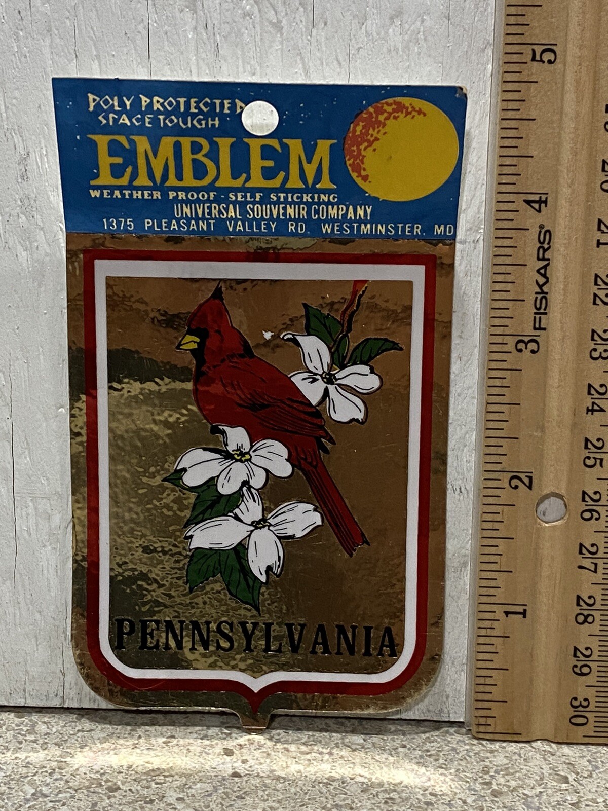 VINTAGE PENNSYLVANIA DECAL STICKER / STATE BIRD EMBLEM DECAL - New Old ...