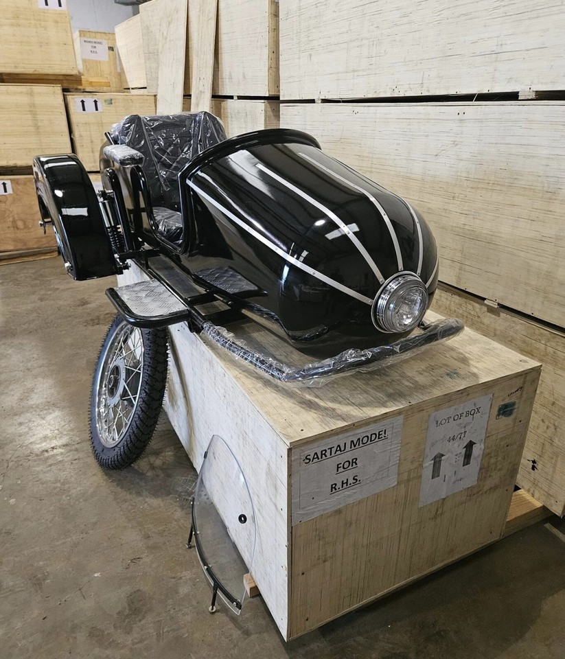 Motorcycle Sidecar + Universal Mounting Kit, fits Harley, Honda, Indian ...