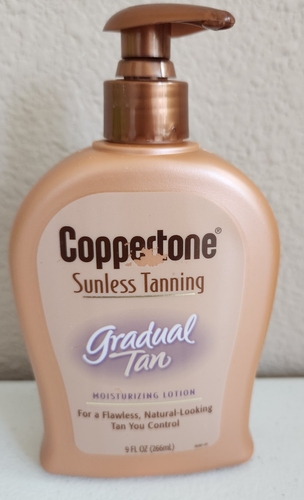 Coppertone Sunless Tanning Gradual Tan Moisturizing Lotion Pump 9 FL OZ ...
