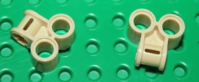 Lego Technic Tan Axle and Pin Connector Perpendicular Double 32291/ ...