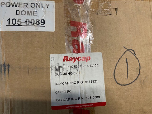 RAYCAP DC6-48-60-0-8F Surge Protector Device | eBay