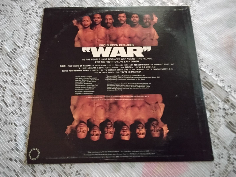 ERIC BURDON AND WAR. ERIC BURDON DECLARES WAR | eBay