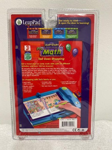 Leap Frog LeapPad Pre Math Tad Goes Shopping Leap Start Pre-K Age 5 New ...