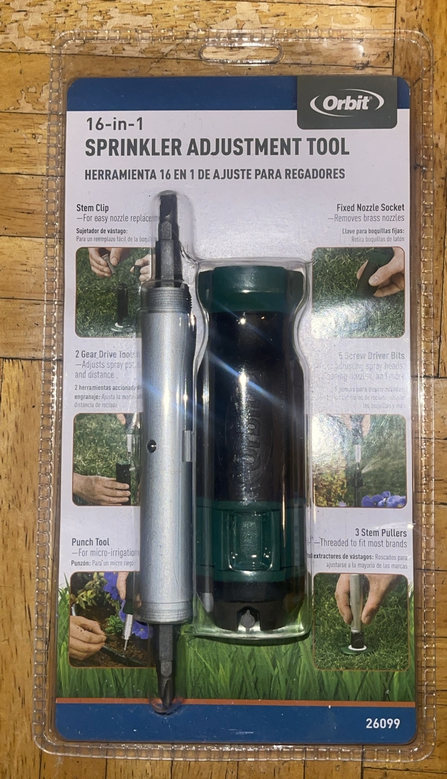 Orbit 16 in 1 Sprinkler Adjustment Tool 26099 Nut Driver Stem Puller | eBay