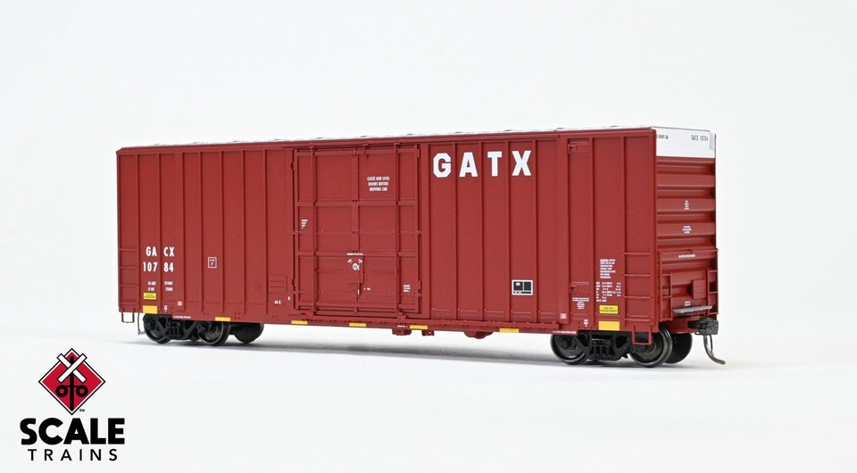 EXACTRAIL HO Gunderson 6269 50' High-Cube Boxcar GATX / GACX ex NADX ex ...