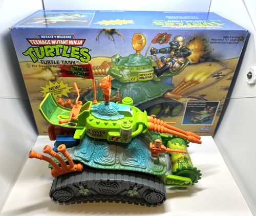 TMNT Teenage Mutant Ninja Turtles Military Turtle Tank Complete w/Box ...