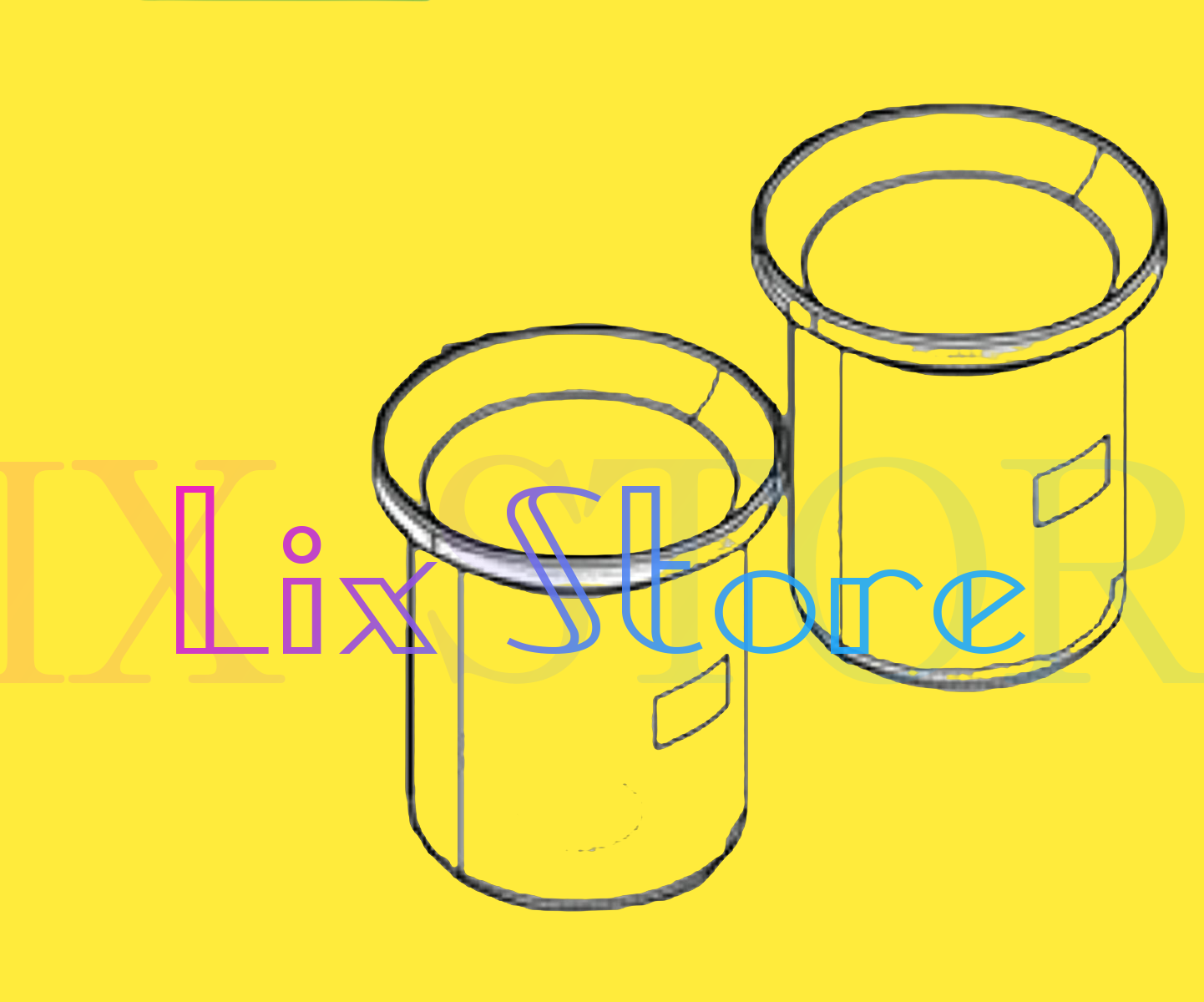 Solvent cup 1 set 2pcs 11067474 for full frequency solid-liquid ...