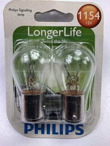 Philips 1154LLB2 Longerlife Brake Lamp Light Bulb 1154 - 2 PACK | eBay