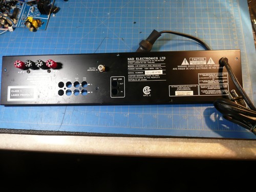NAD L-40 Compact Disc Receiver Replacement Parts Rear Back Panel With ...