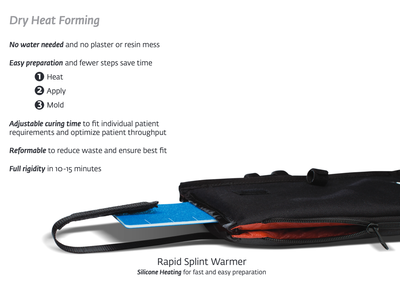 Exos Rapid Splint Warmer Heater Bag for Exos Rapid Splint 110V 800 ...