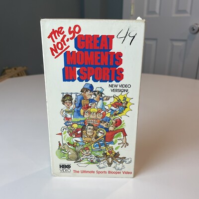 Not So Great Moments in Sports (VHS, 1989) HBO Ultimate Sports Blooper ...