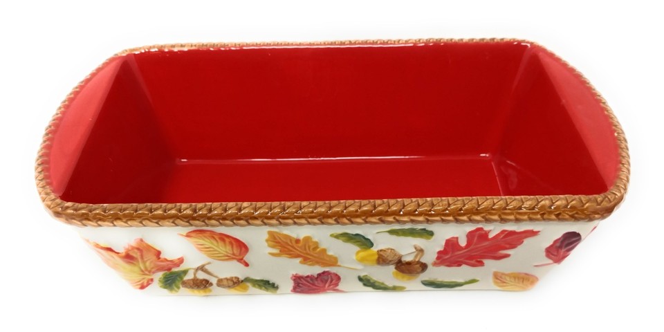 Temp-tations 3 Loaf Pan Set 1.75 Quart& 2 @ 12oz K46094 NIB (PUMPKIN ...