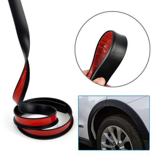 1xRubber Car Wheel Eyebrow Arch Trim Lips Strip Fender Flare Protector ...