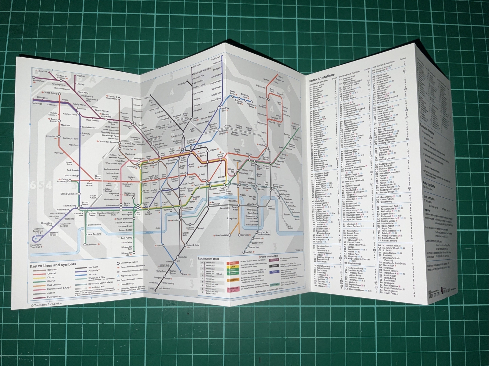 London Underground Rayners Lane Services Tube Guide Sep 2002 w/ Map ...
