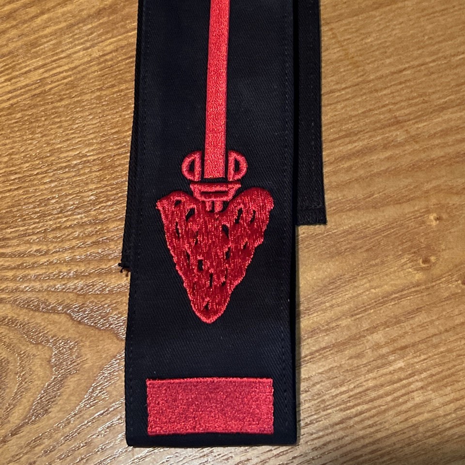 Black With Red Arrow OA Brotherhood Sash 65” Unofficial Collectors Sash ...