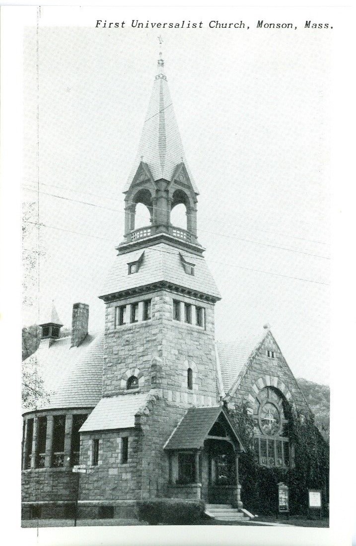 Monson MA The First Universalist Church | eBay