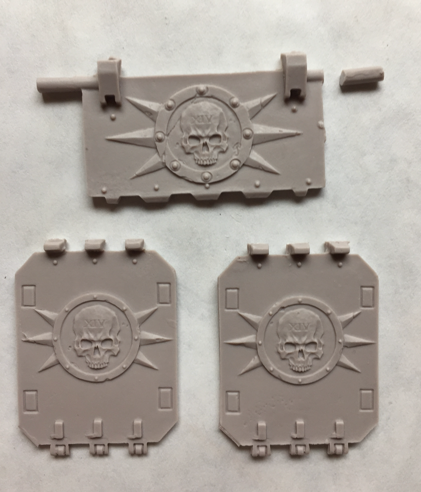 MKIII Command + Death Guard Rhino door set + Death Guard Land Raider ...