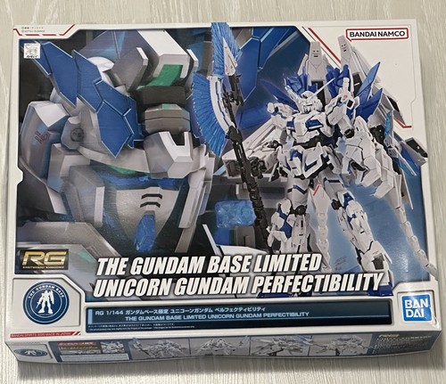 RG Perfectibility 1/144 Unicorn Gundam Real Grade Gundam Base Limited ...