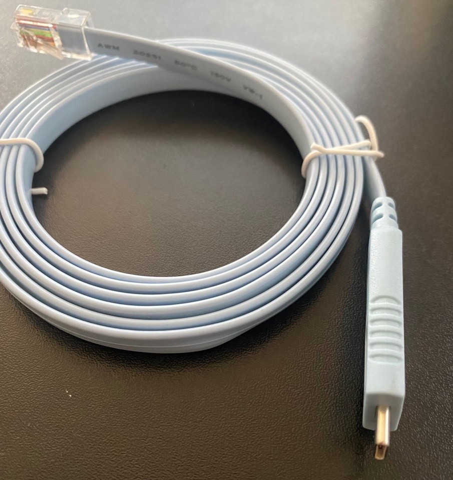 FTDI Chip USB Type C to RJ45 Console Cable Cisco Router CAB-CONSOLE-USB ...