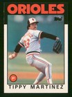 TIPPY MARTINEZ 1986 TOPPS TIFFANY 86 NO 82 NRMINT+ 18368 | eBay