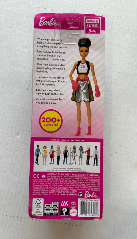 Barbie Doll I Can Be Anything Boxer Career Doll New GJL64 | eBay