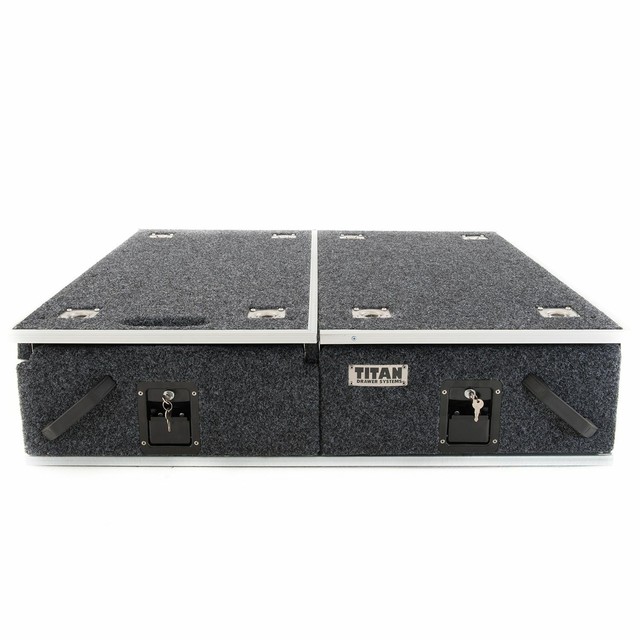 Rear Drawers System TITAN 4x4 Outdoor 4wd Storage Organizer With Fridge ...