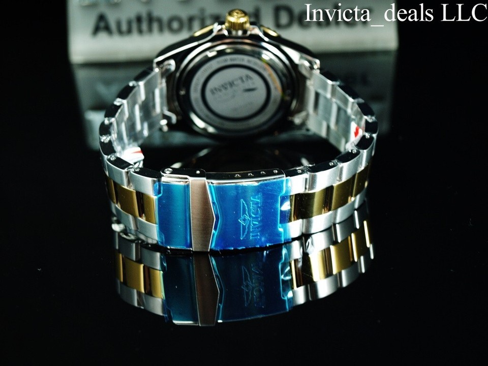 Invicta Men's 43mm Pro Diver HAMMERHEAD CHAMPAGNE DIAL Gold Tone Tone ...