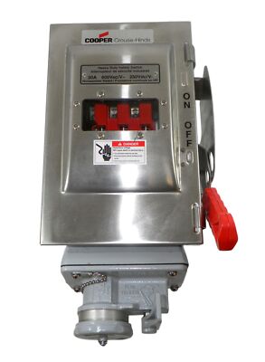 Eaton Crouse-Hinds WSRDW33542, 30A,SM S901 Receptacle Enclosure W ...