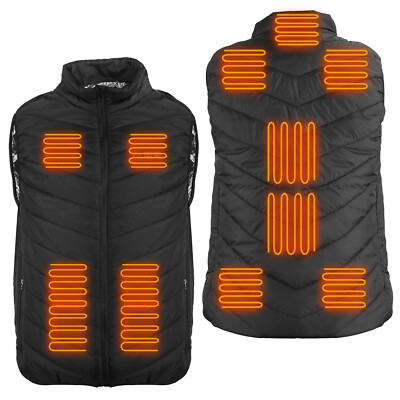 New Heated USB Vest, Electric Body Warmer with 3 Temperature Levels | eBay