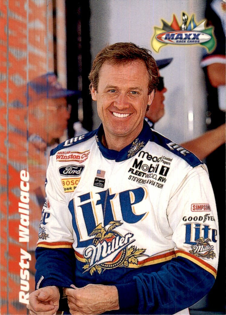 1997 Maxx Race Cards Rusty Wallace #R2 NASCAR Racing | eBay