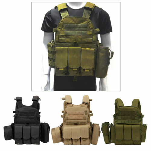 Tactical Chest Rig Mens Vests USMC Tactical Vest For Airsoft Military ...