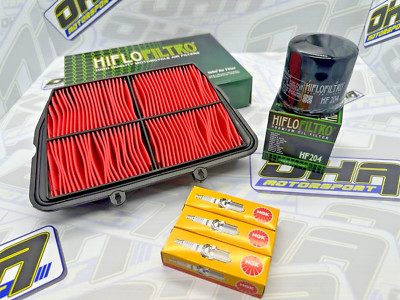 Oil Filter Air Filter & Spark Plugs Service Kit for Triumph Tiger 800 ...