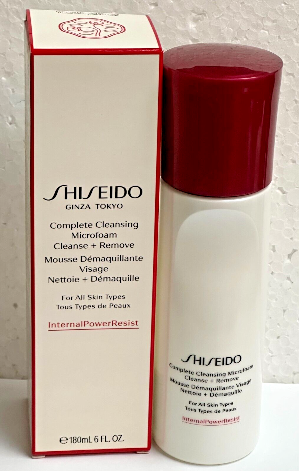 Shiseido Complete Cleansing Microfoam Cleanse + Remove 180ml/6 oz | eBay