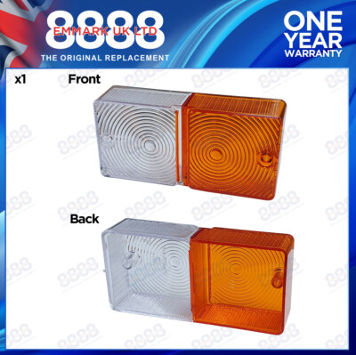 Fits Ford Tractor Front Side Light Lens 4600 550 5610 7610 7700 8700 ...