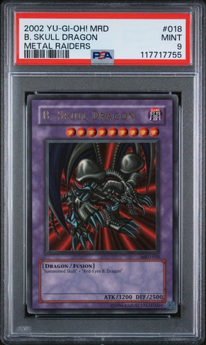 2002 YU-GI-OH! MRD-METAL RAIDERS #018 B. SKULL DRAGON PSA 9 | eBay