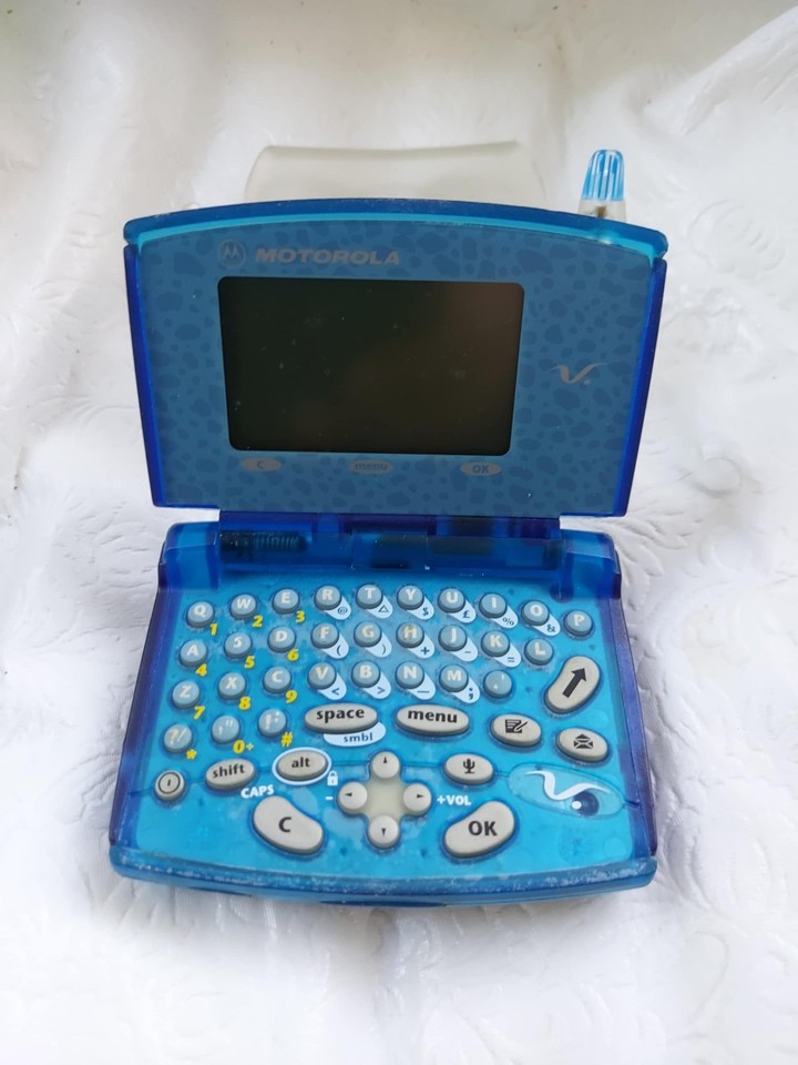 MOTOROLA VBOX V100 BLACKBERRY VINTAGE RETRO RARE PAGER PDA SPRINT T ...
