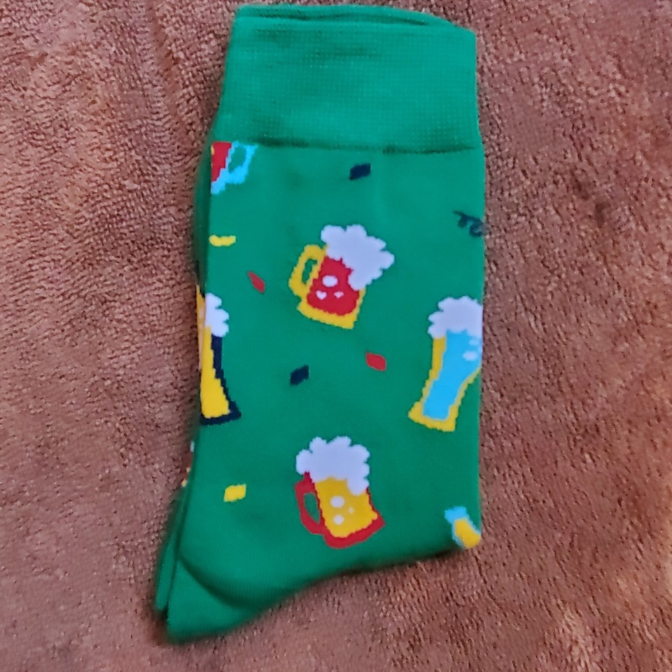 Crazy Beer Crew Socks | eBay