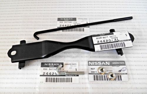 Infiniti G35 G37 Q50 Q60 Genuine Battery Hold Tie Down Bracket Rods and ...