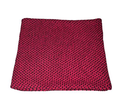 Talbots Black Red Infinity Scarf Lambswool Blend | eBay