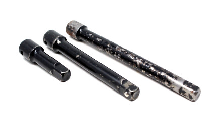 Vintage 3pc 1/2" Drive Sockets Extensions Set 7-1/2", 5-3/4" & 2-3/4 ...