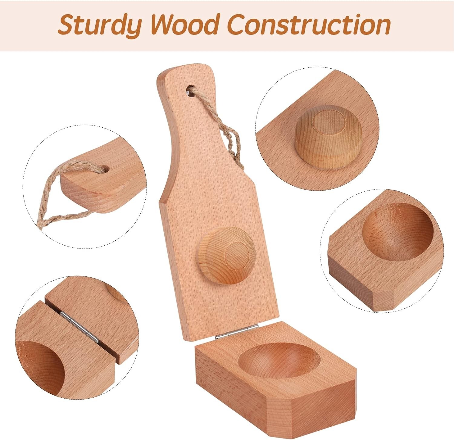 Plantain Masher | Wooden Toston Maker for Stuffing Tostones for ...