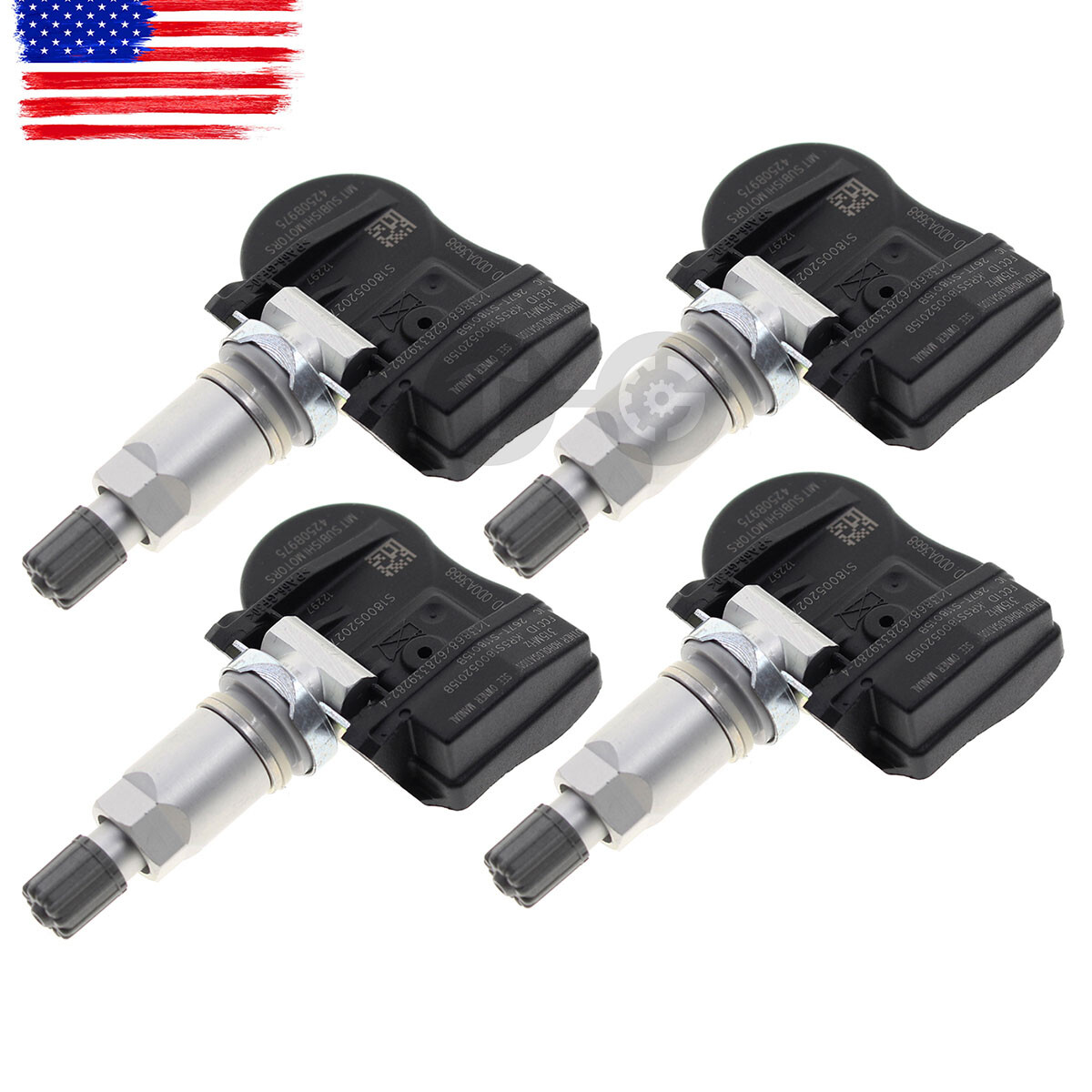 4PCS Tire Pressure Sensor TPMS For 2011-2013 Dodge Avenger 4250B975 ...