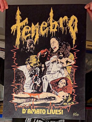 Tenebro poster d’amato lives Italian horror death metal mortician ...