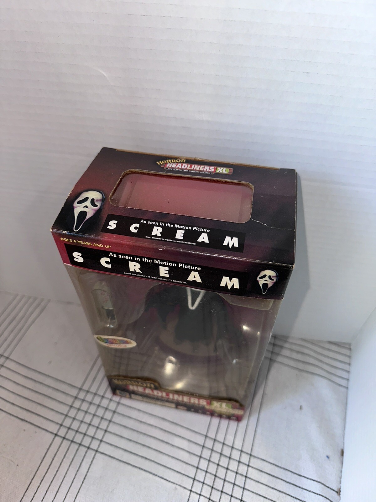 Vintage 1999 Horror Headliners XL Scream “Ghost Face” Figure | eBay