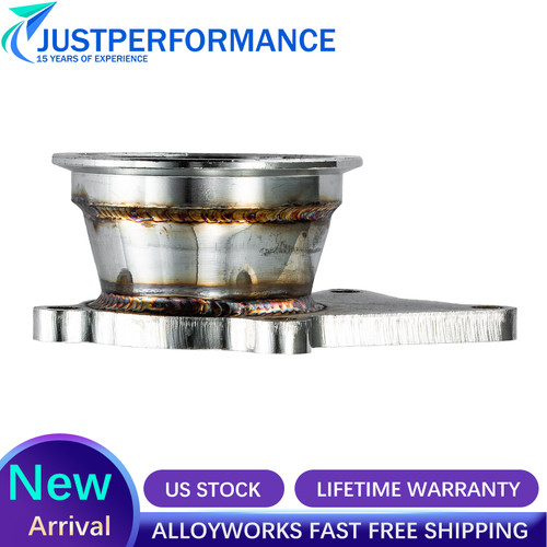 Stainless Steel Turbo Flange Adapter For T3 T4 Turbo 5 Bolt to 3" V ...